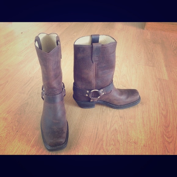 Durango | Shoes | Durango Brown Leather Harness Boots | Poshmark